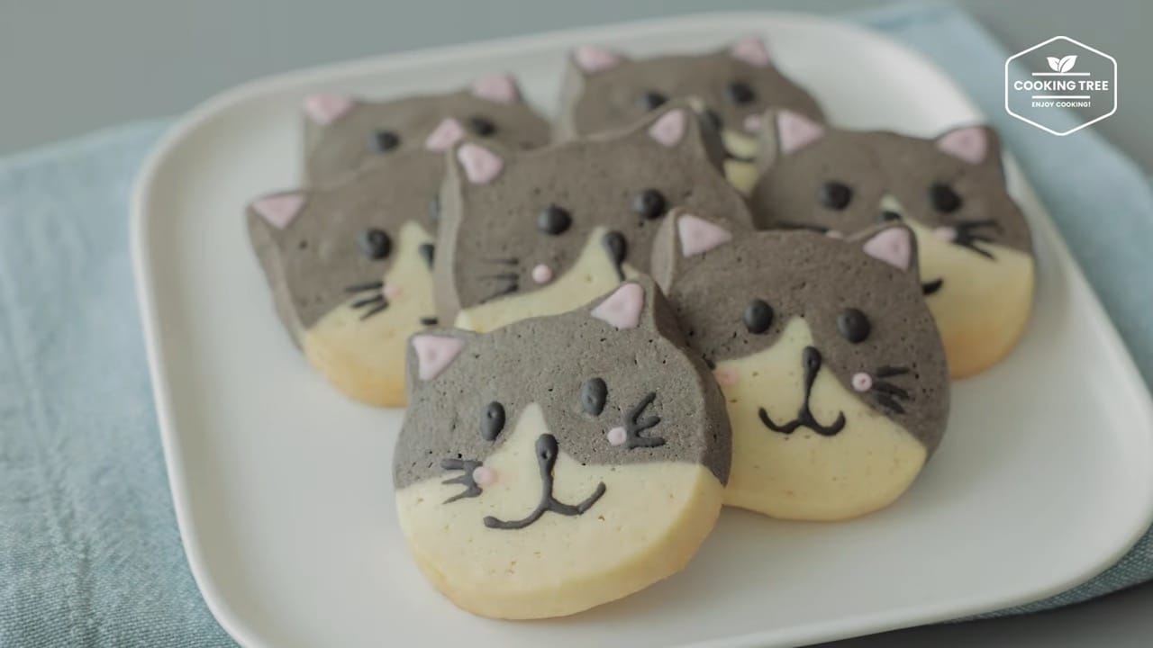 Cat Icebox Cookies Recipe - Cooking Tree