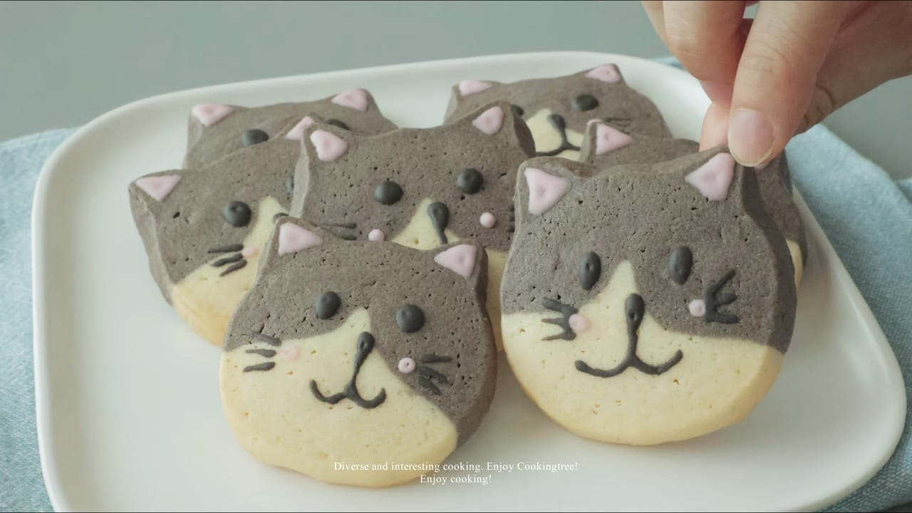 Cat Icebox Cookies Recipe - Cooking Tree