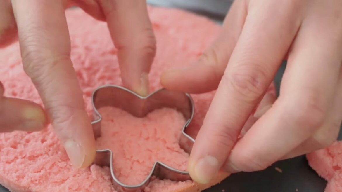 How to make Cherry blossom pink velvet cake