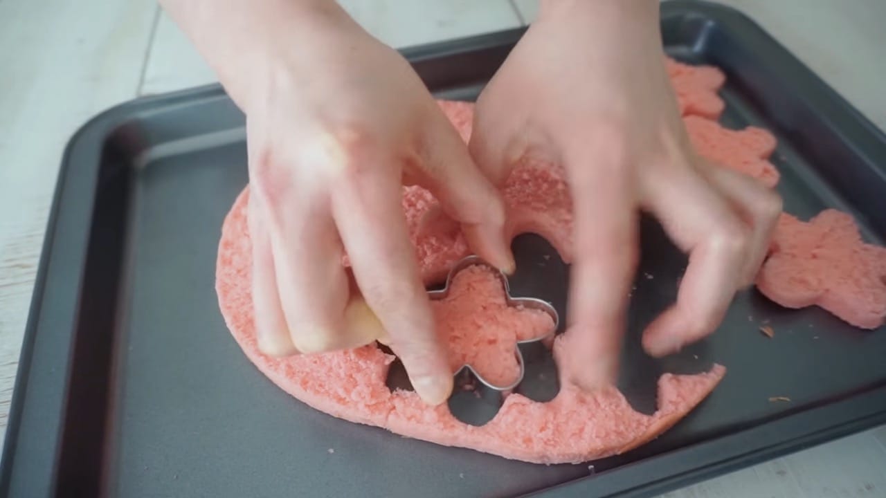 How to make Cherry blossom pink velvet cake