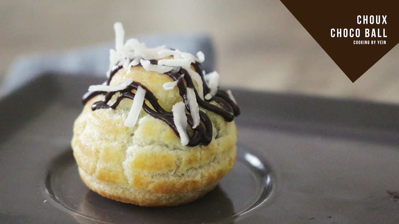 How to Choux Chocolate Ball/Chocolate cream puff