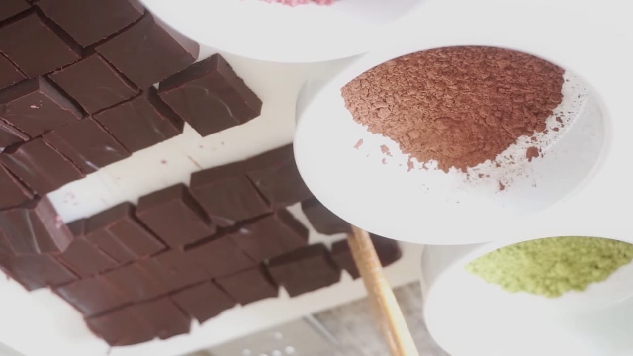 How to make Chocolate truffle (pave chocolate)
