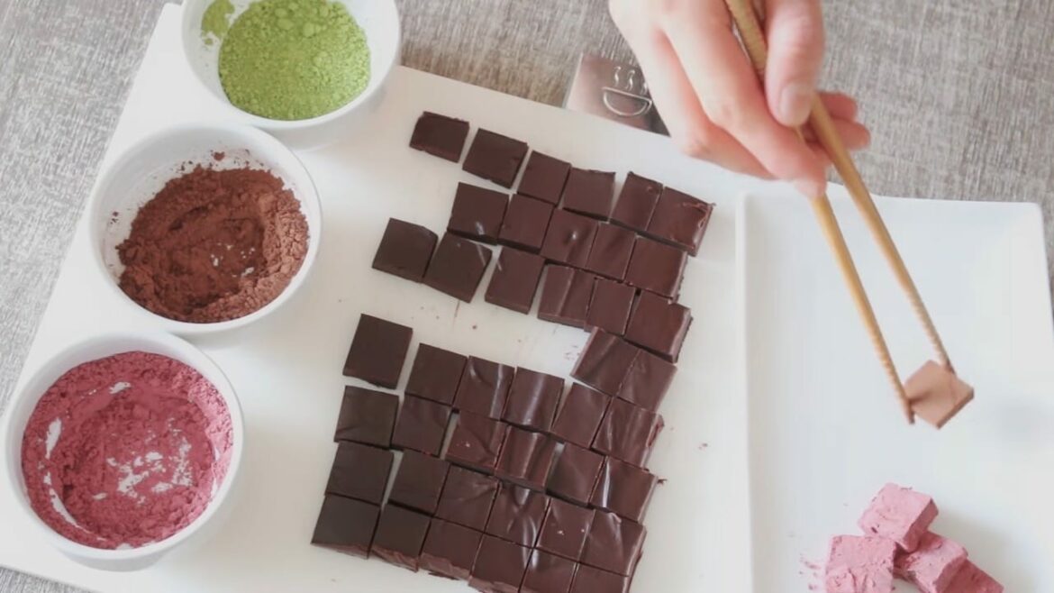 How to make Chocolate truffle (pave chocolate)