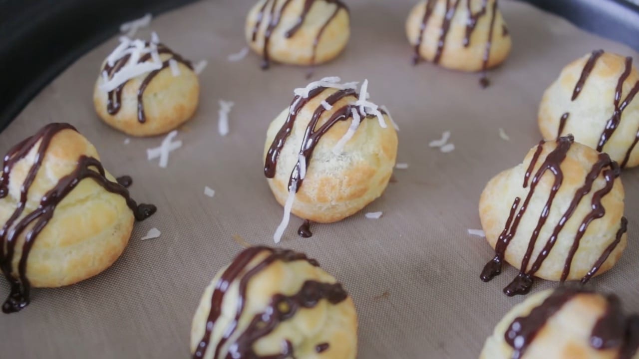 How to Choux Chocolate Ball/Chocolate cream puff