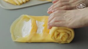 Mango Crepe Roll Cake Recipe - Cooking Tree