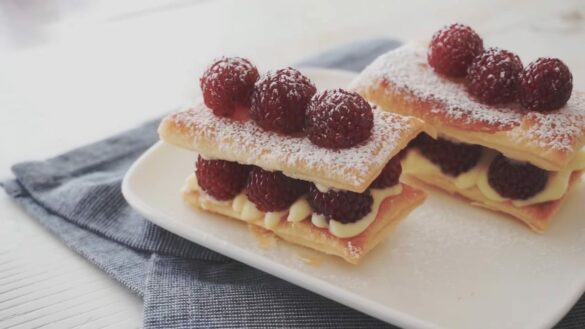 How to make Raspberry mille-feuille