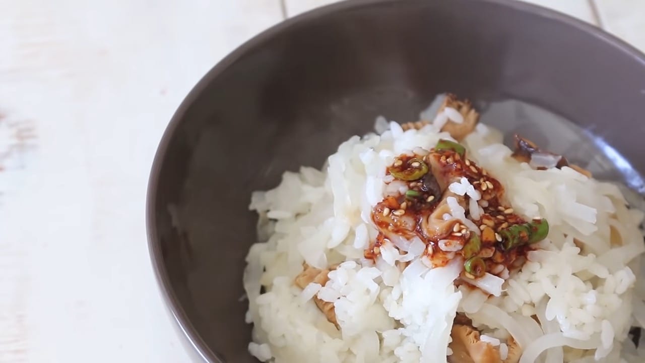 How to Make radish rice & radish greens