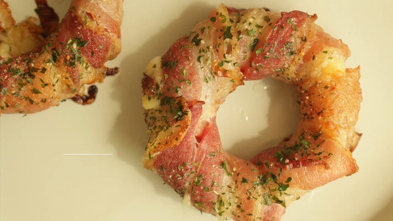 How to make Bacon onion ring