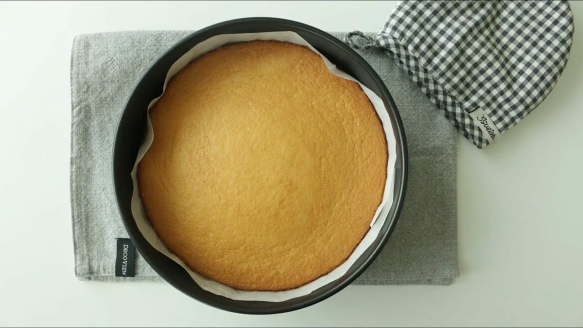 How to make Basic Sponge cake sheet Genoise