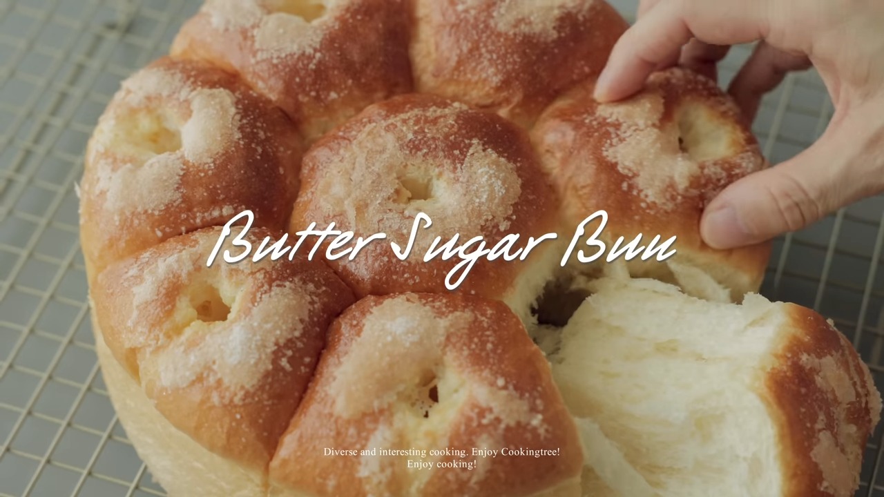Butter Sugar Bun Recipe - Cooking Tree