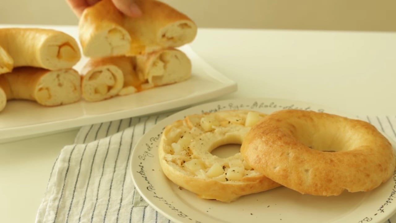 How to make Cheese Potato Bagel
