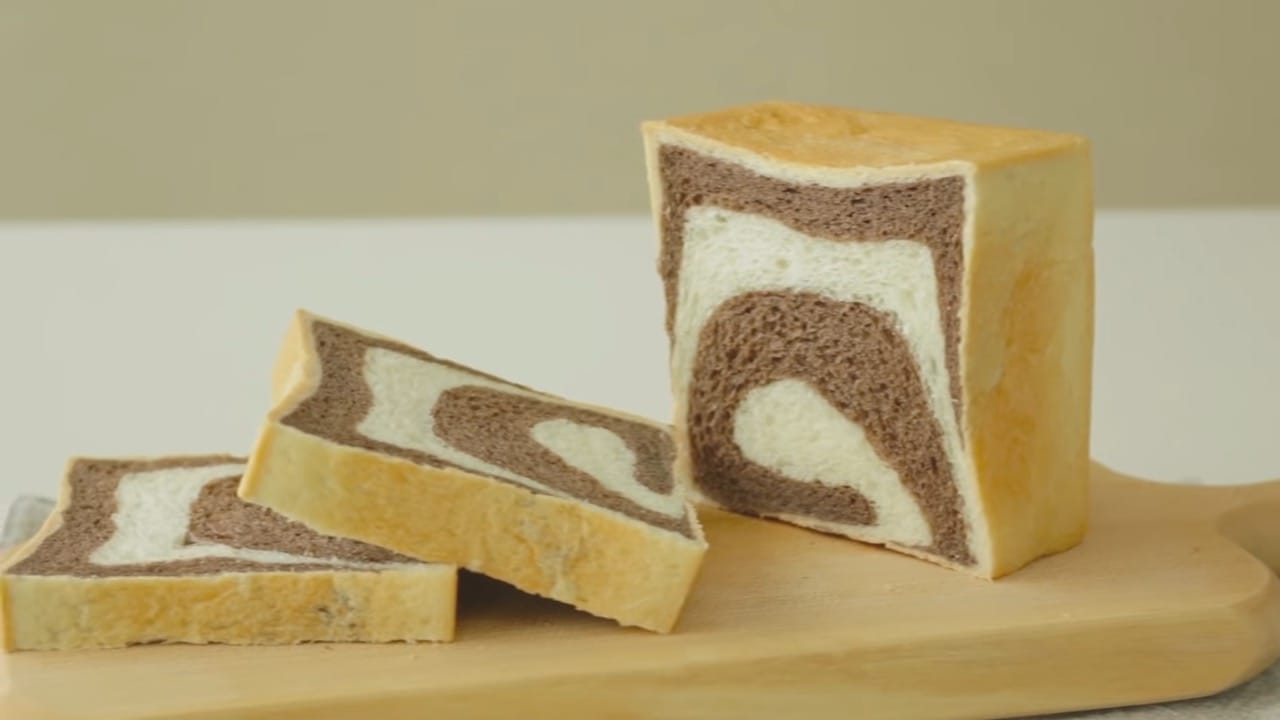 How to make Chocolate Marble Cube Bread