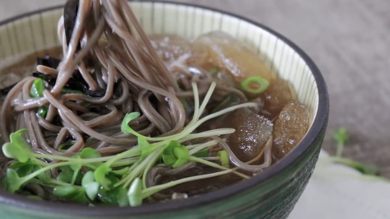How to make Cold Buckwheat Noodles (Soba Noodles)