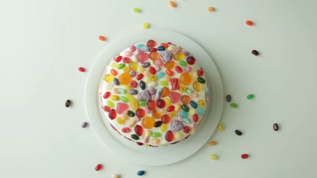 How to make Colorful Jelly Cake (Cream cake)