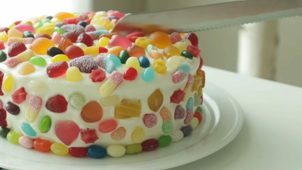 How to make Colorful Jelly Cake (Cream cake)