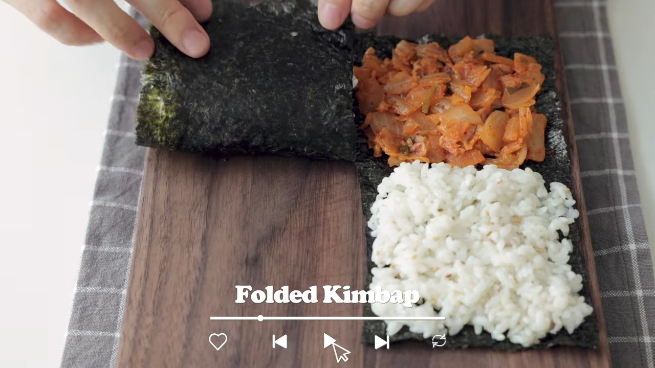 Folded Gimbap Recipe - Cooking Tree
