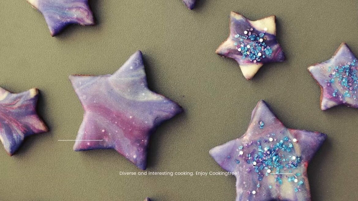 How to make Galaxy chocolate cookies