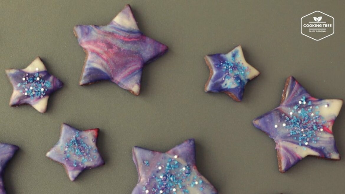 How to make Galaxy chocolate cookies