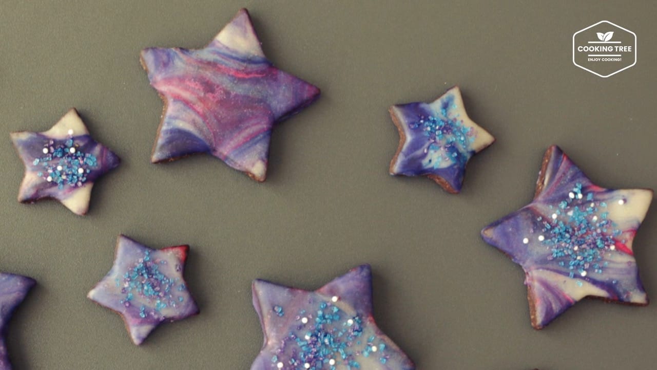 How to make Galaxy chocolate cookies