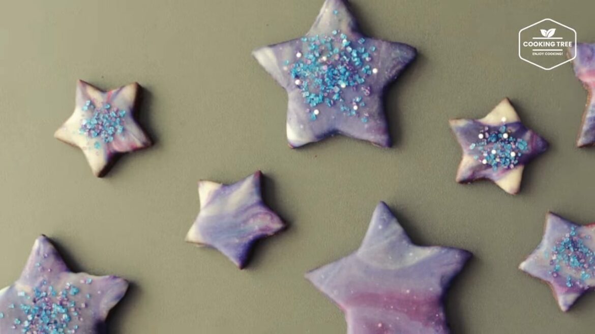 How to make Galaxy chocolate cookies