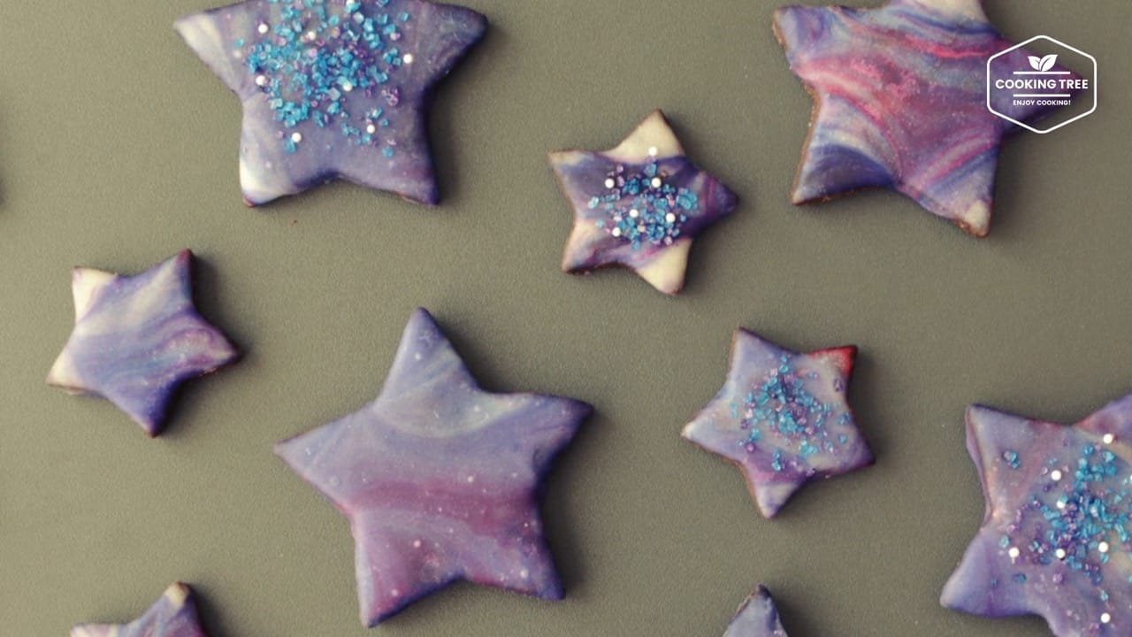 How to make Galaxy chocolate cookies