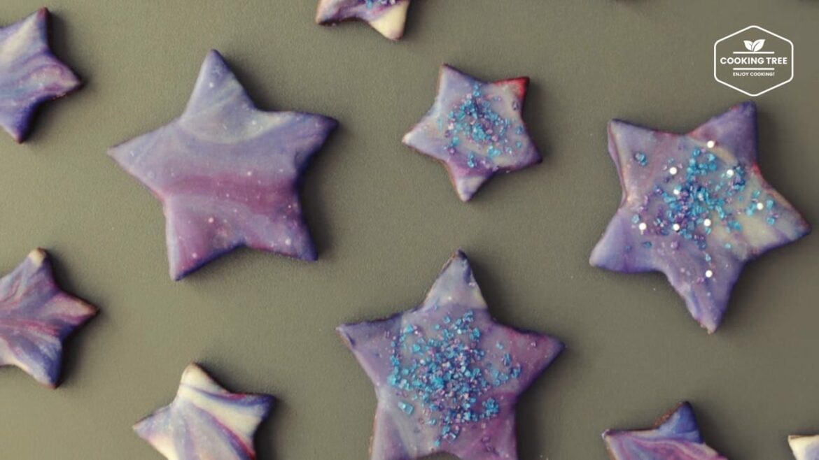 How to make Galaxy chocolate cookies