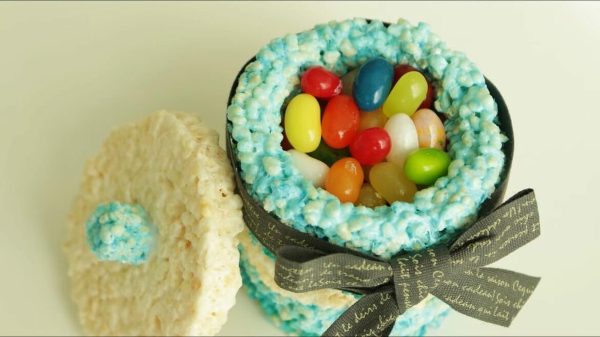 How to make Gift box Rice crispy treats