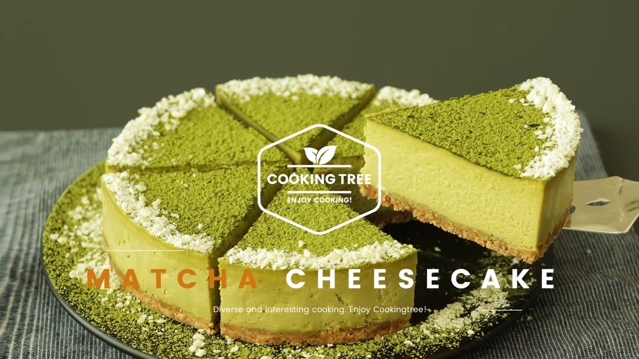 How to make Green tea cheesecake (Matcha cake)