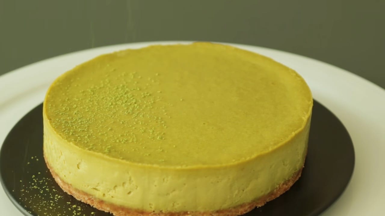 How to make Green tea cheesecake (Matcha cake)