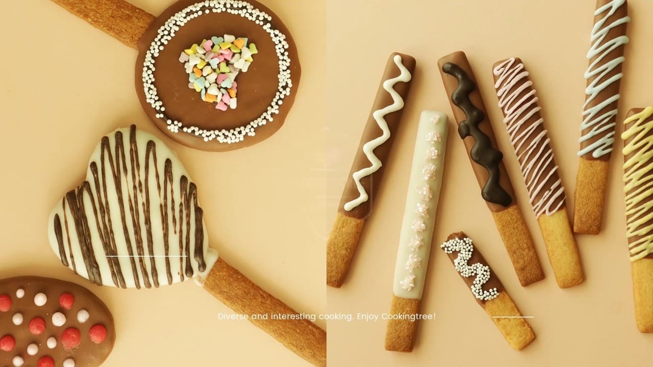 How to make Homemade Pepero / Pocky Chocolate cookie