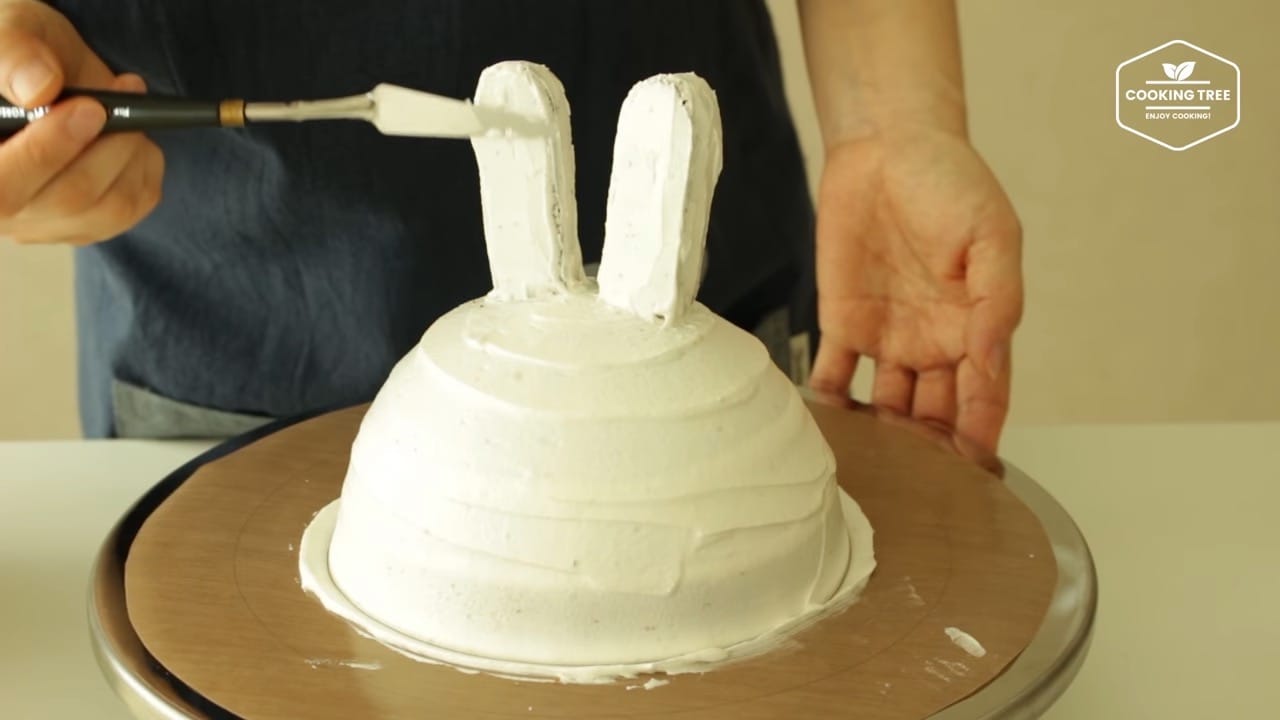 How to make LINE Cony character cake