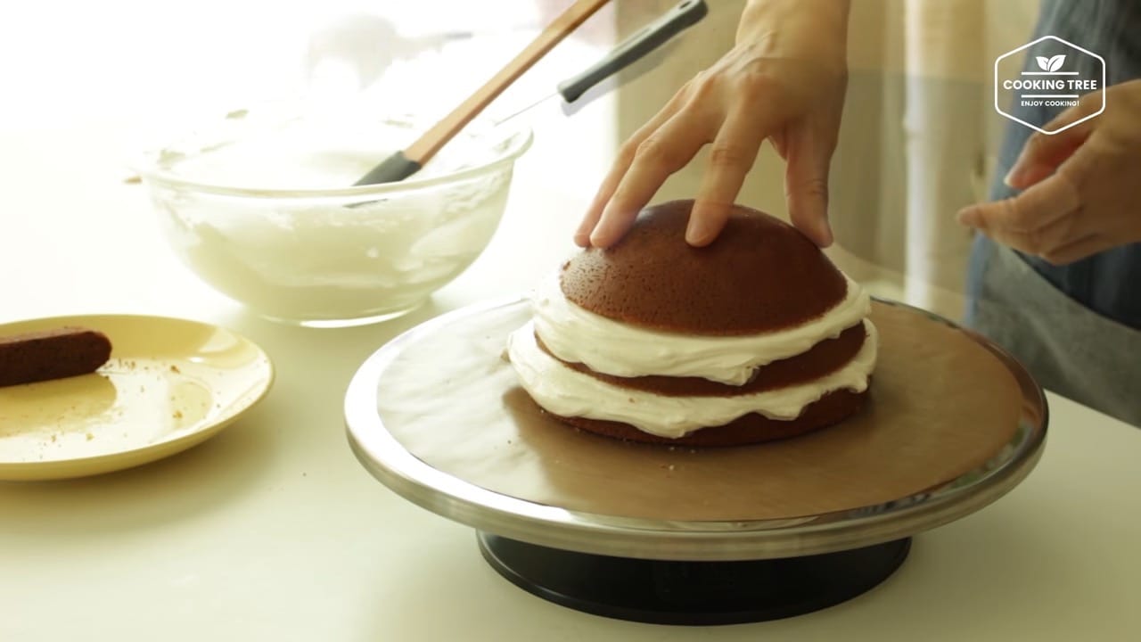 How to make LINE Cony character cake