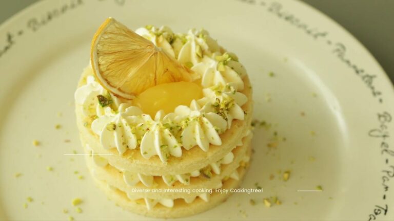 Lemon curd pistachio Mille-feuille Recipe