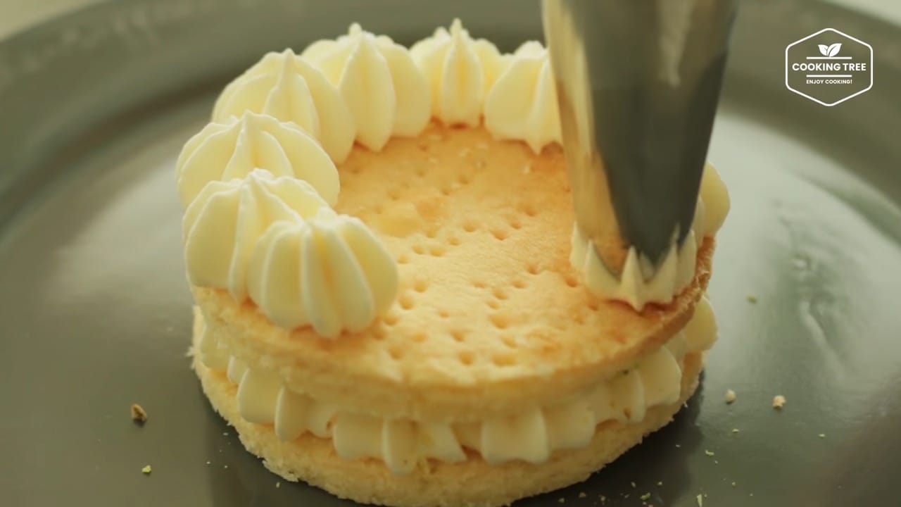 Lemon curd pistachio Mille-feuille Recipe