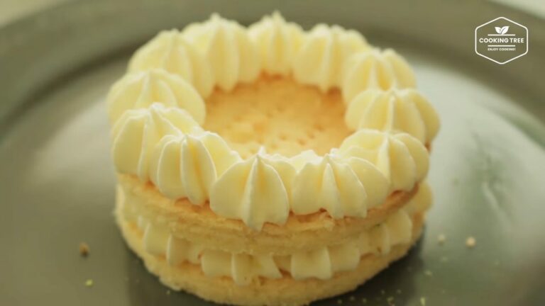 Lemon curd pistachio Mille-feuille Recipe