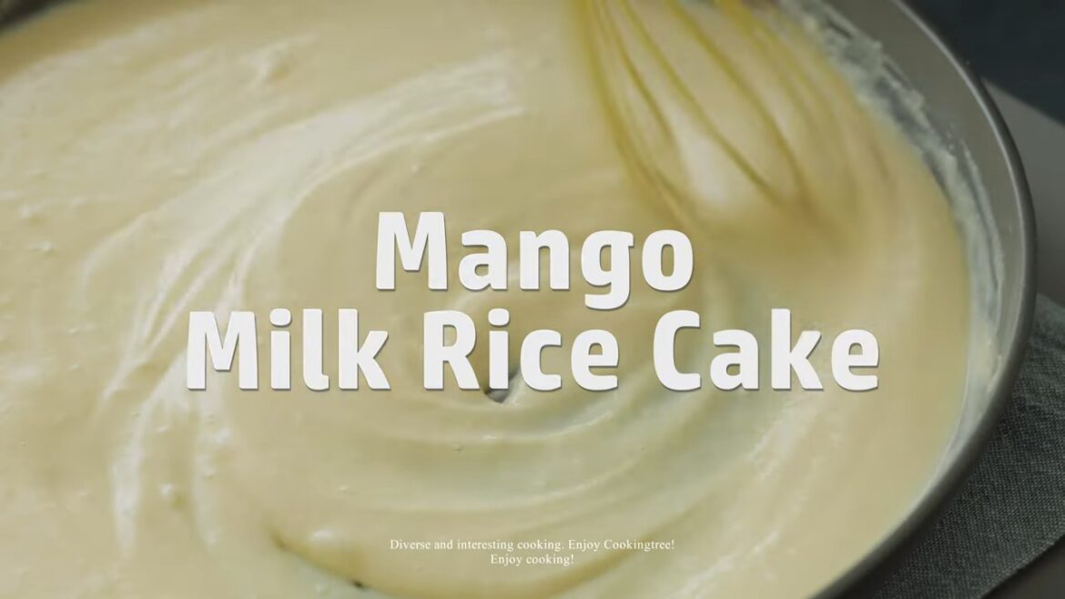 Mango Milk Rice Cake (Mochi) Recipe - Cooking Tree