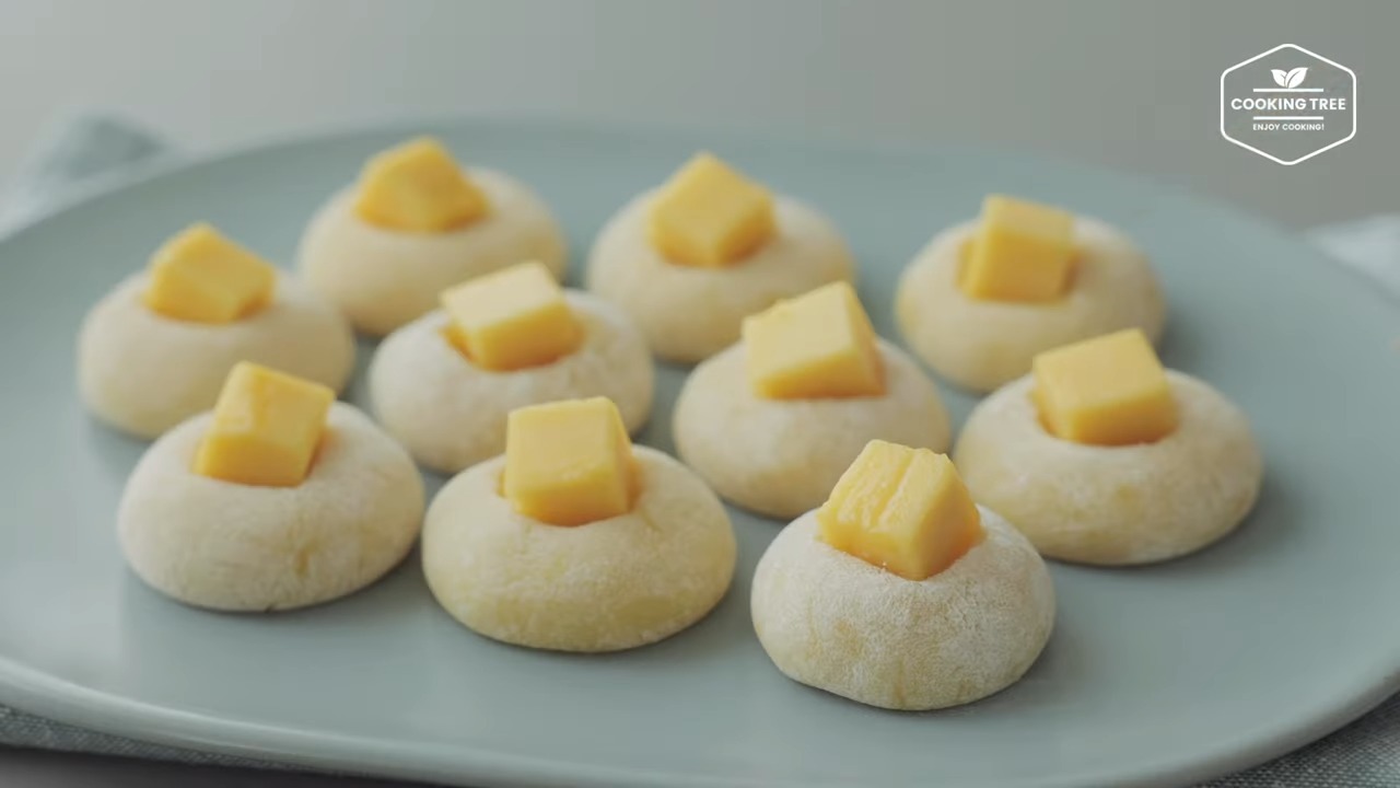 Mango Milk Rice Cake (Mochi) Recipe - Cooking Tree
