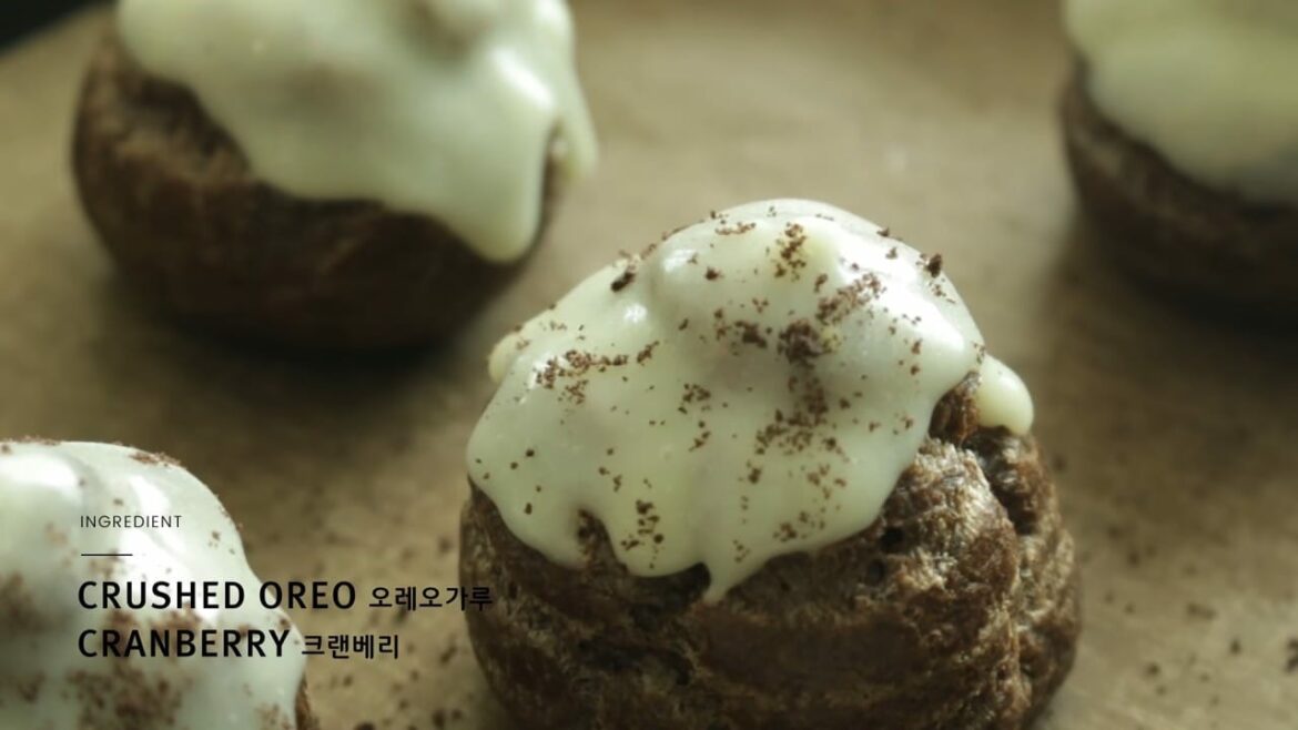 How to make Oreo Cream Puffs chocolate choux