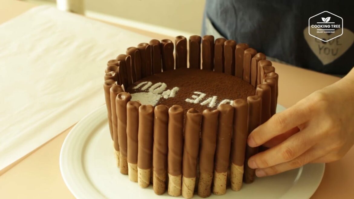 How to make Pepero Day Chocolate Cake