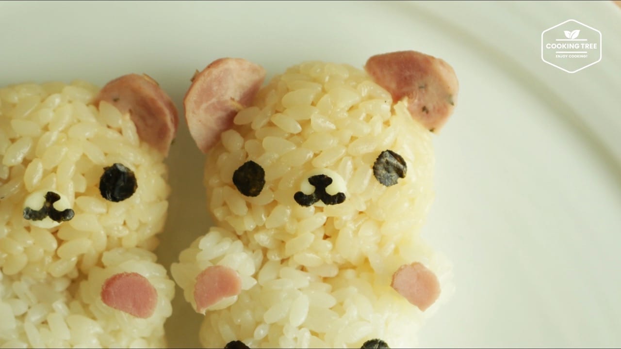 How to make Rilakkuma Rice ball Lunch Box