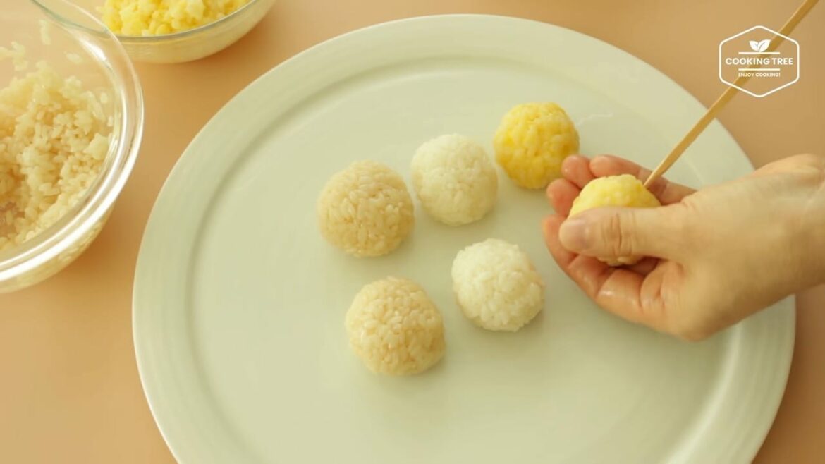 How to make Rilakkuma Rice ball Lunch Box