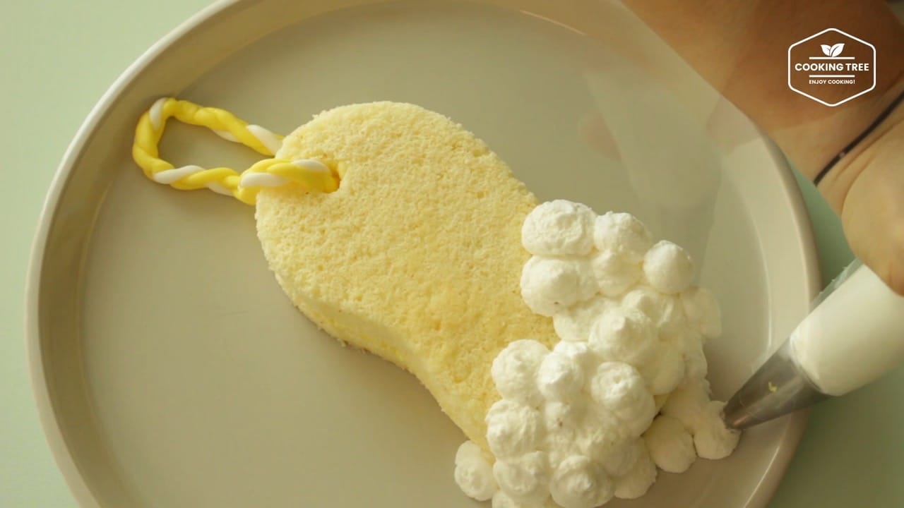 How to make a Sponge-shaped cake