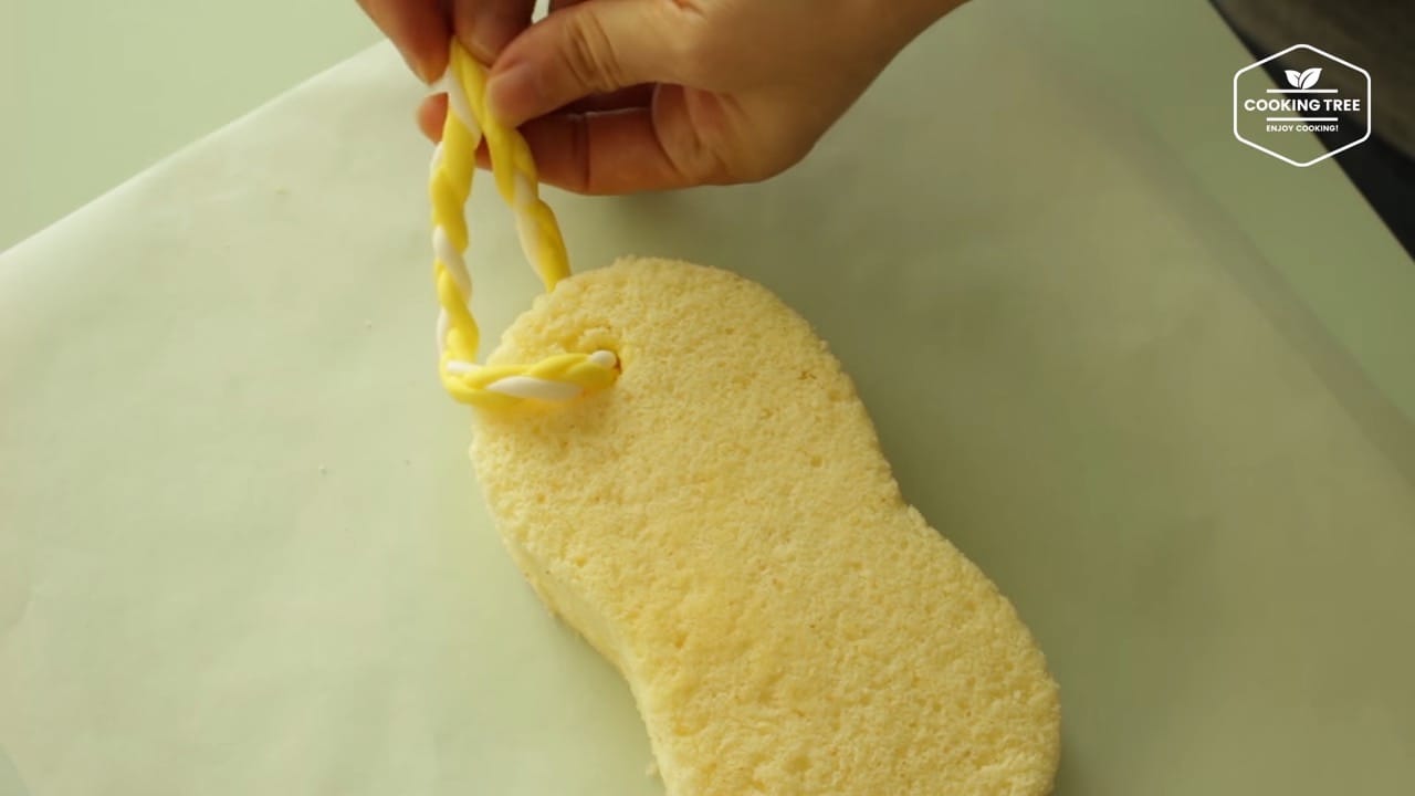 How to make a Sponge-shaped cake