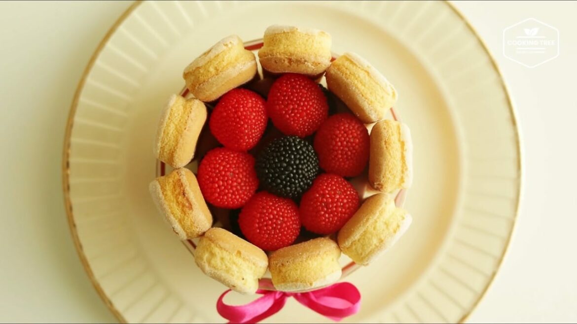 Strawberry Charlotte Recipe (Mousse cake)