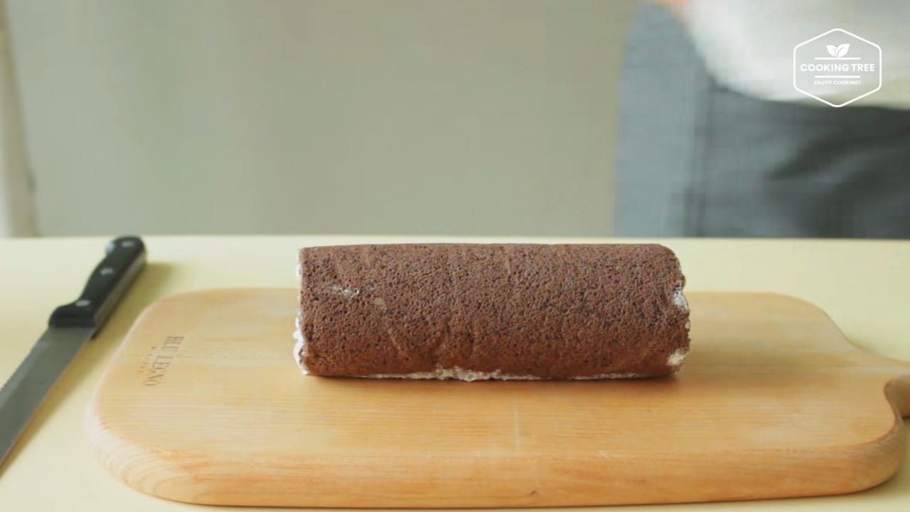 How to make Strawberry chocolate mini roll cake