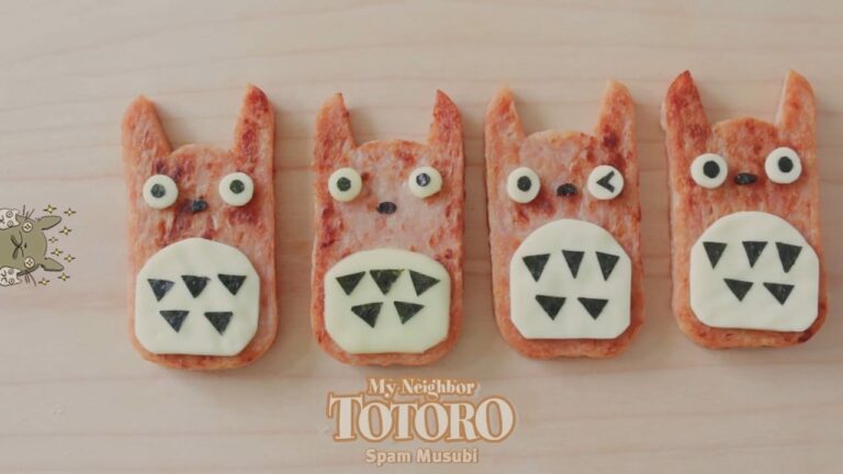 How to make Totoro Spam (Musubi Totoro lunch box)