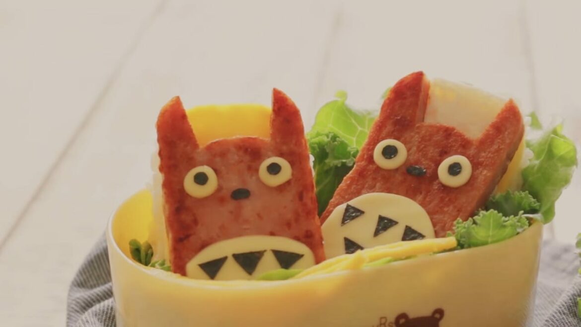 How to make Totoro Spam (Musubi Totoro lunch box)