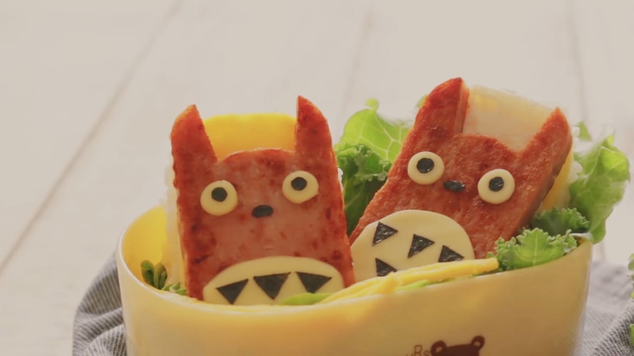 How to make Totoro Spam (Musubi Totoro lunch box)