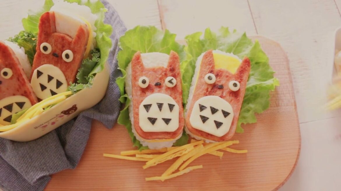 How to make Totoro Spam (Musubi Totoro lunch box)