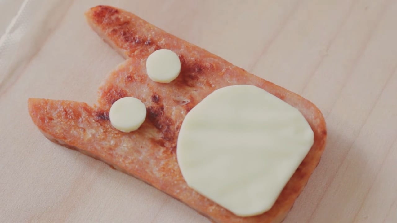 How to make Totoro Spam (Musubi Totoro lunch box)